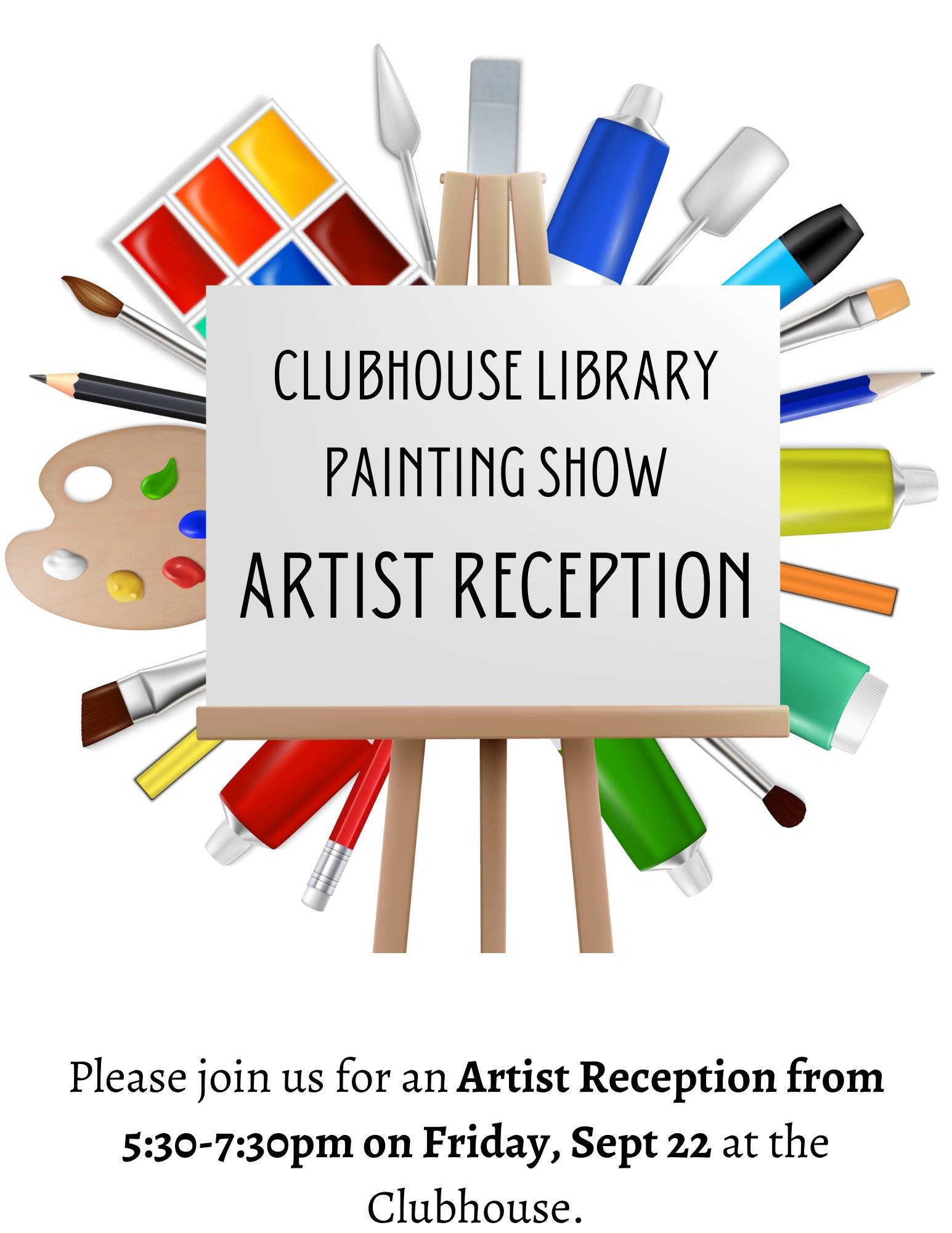 Clubhouse Library Painting Show Artist Reception - Parkview Hills Club ...